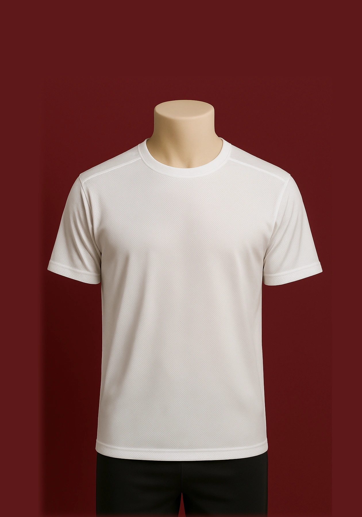 Hanes X-Temp™ White Mesh T-Shirt - NEPUS